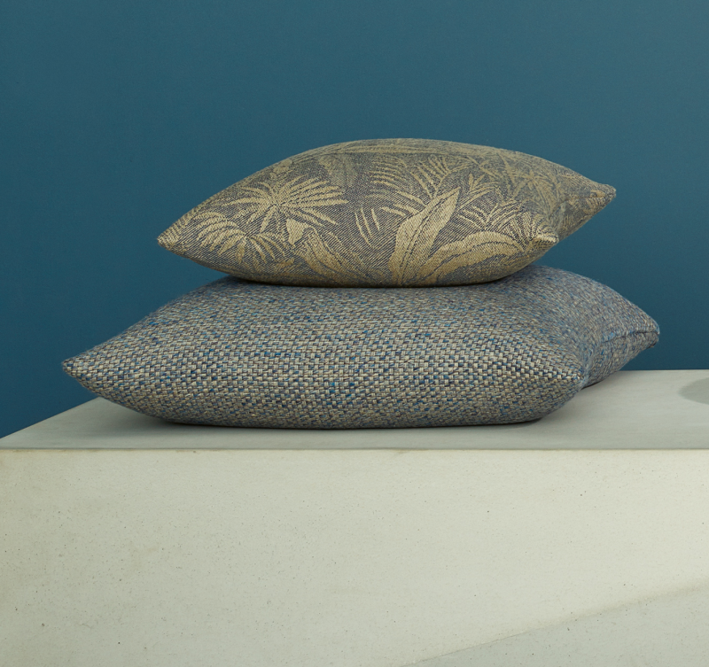 Decorative linen pillow Grobes Korbgeflecht | Leitner Leinen